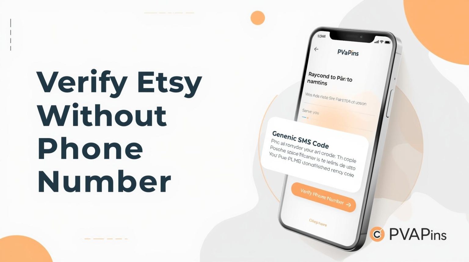 How to Verify Etsy Without Phone Number - PVAPins