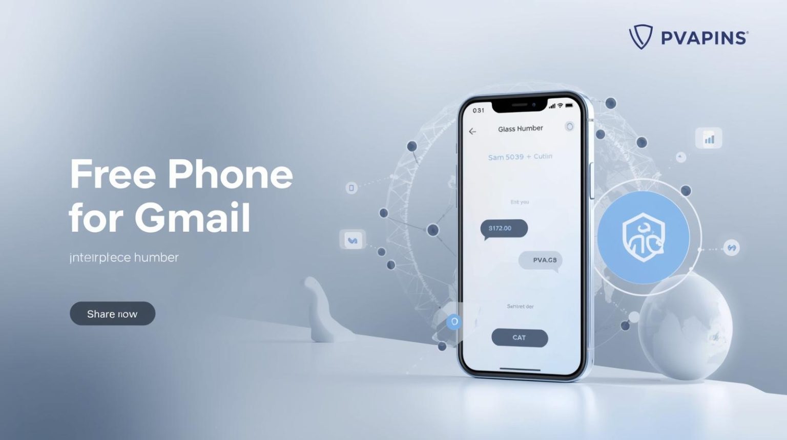 Free Phone Number for Gmail – Fast, Private Verification - PVAPins