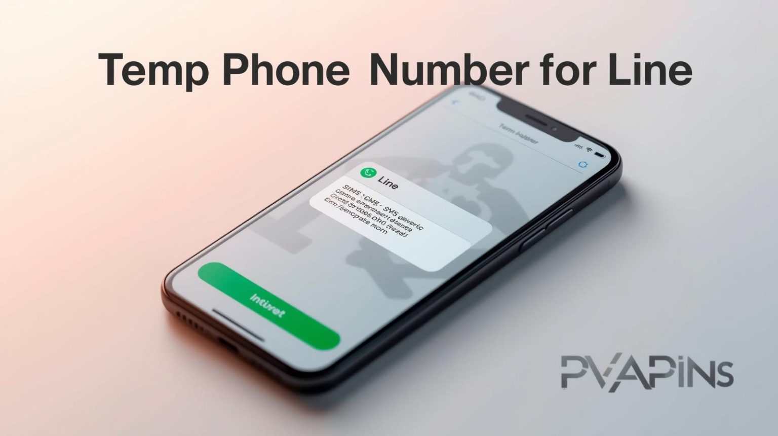 How to Use a Temp Phone Number for LINE Verification - PVAPins