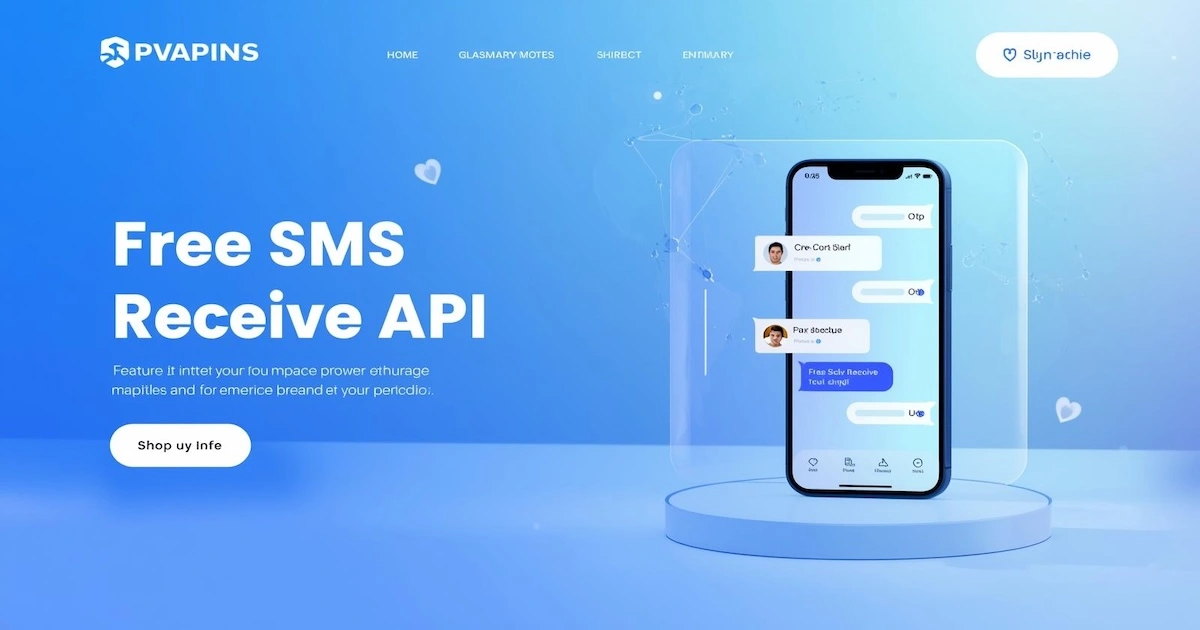 Free SMS Receive API for OTPs PVAPins Guide
